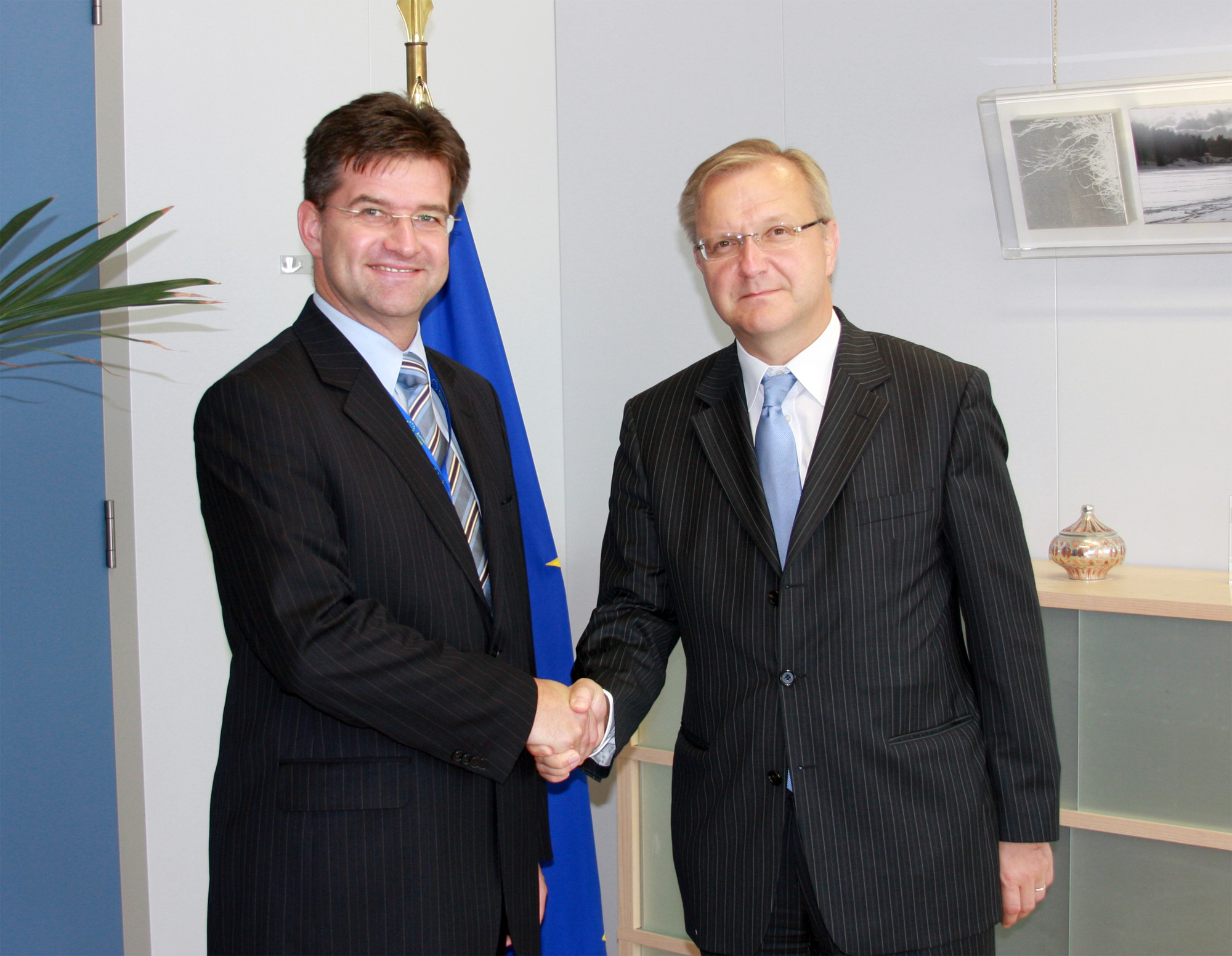 Lajčák meets Rehn: EU expects quick progress on SAA requirements ...